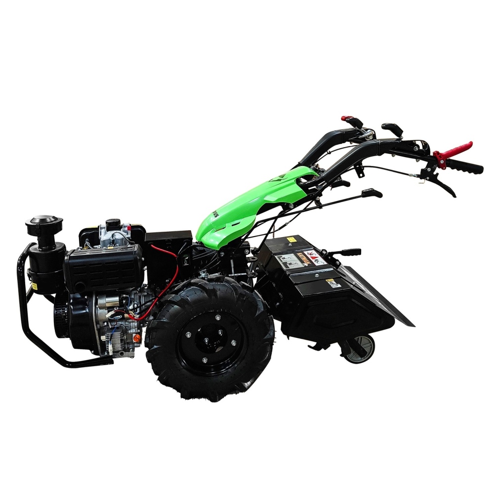 Motoculteur Pro Taurus Diesel 10 CV - 456 cm3 avec rotovator 65 cm